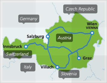 Austria en tren | Rutas de trenes en Austria | Eurail.com