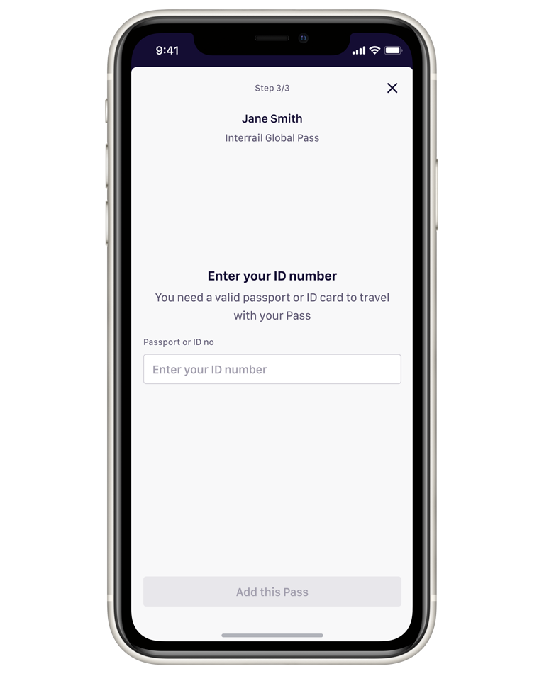 Introdução ao seu Passe em versão móvel
