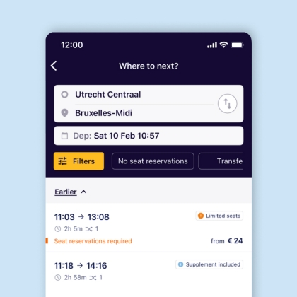 make a seat reservation